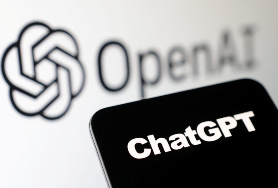 Illustration shows OpenAI and ChatGPT logos - องค์การรักษาความปลอดภัย ...